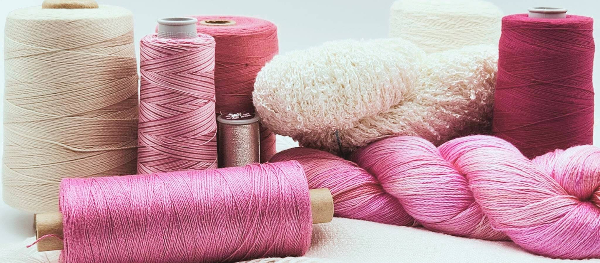 Fils pour le tissage | Laine, coton, lin, soie | Tisse et File
