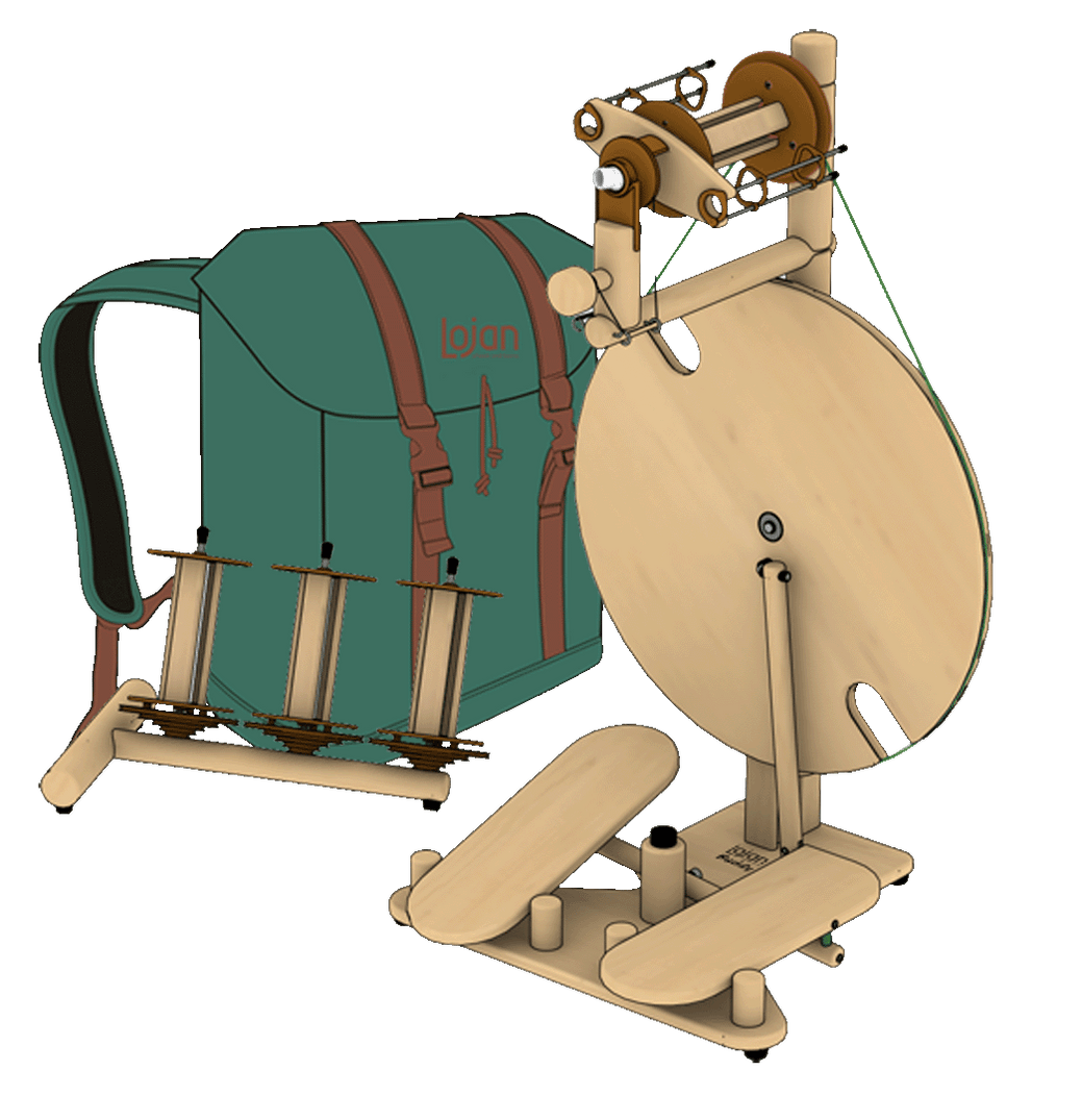 Lojan Spinning Wheels – Compact & Electric Models | Tisse et File
