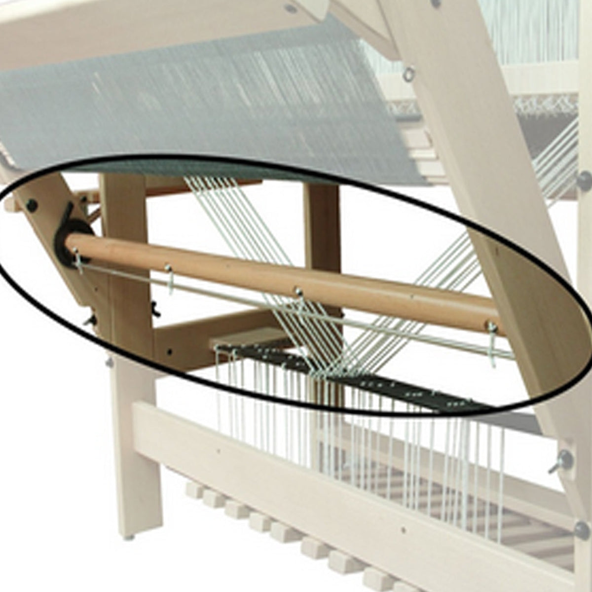 Second warpbeam - Spring 2 — Tisse et File